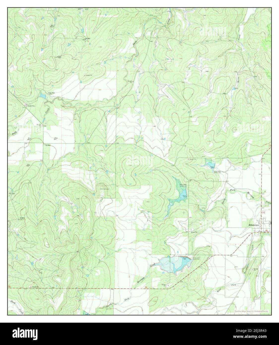 Millersview, Texas, map 1967, 1:24000, United States of America by ...