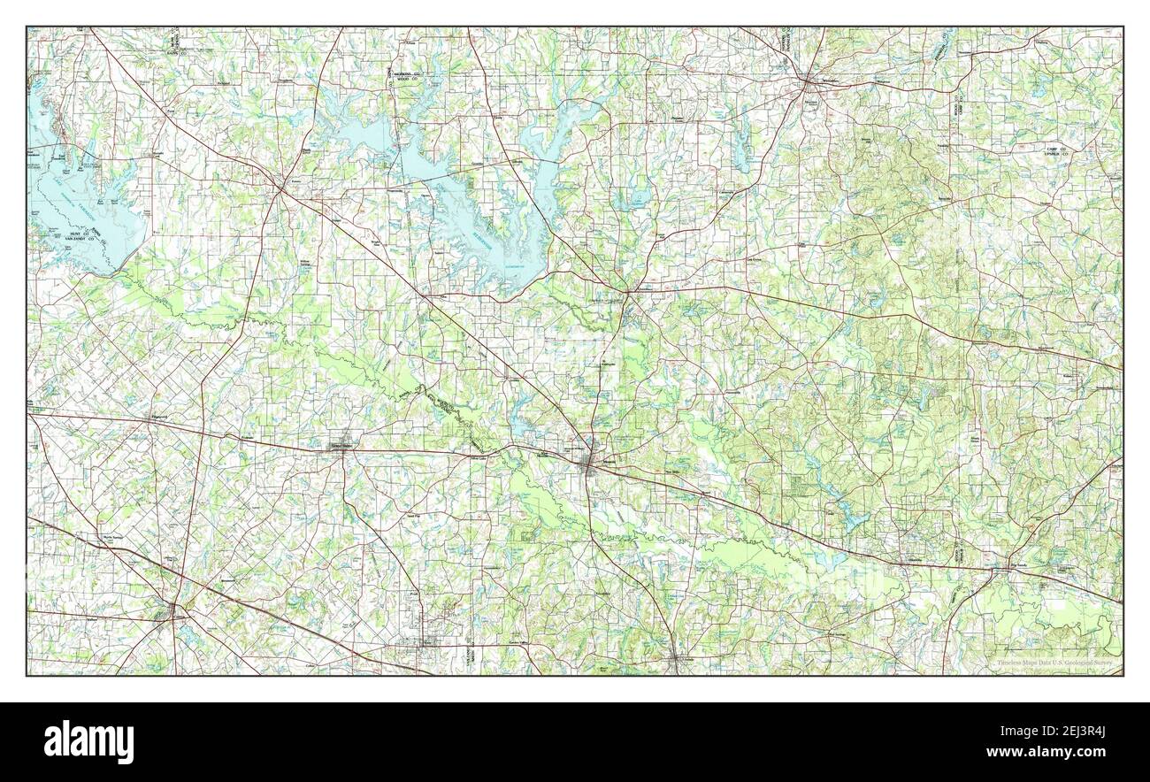 Mineola, Texas, map 1991, 1:100000, United States of America by ...