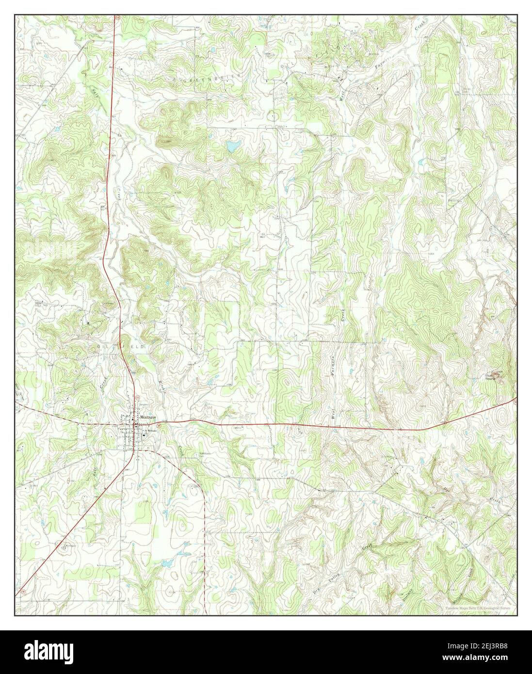 Montague, Texas, map 1961, 1:24000, United States of America by ...