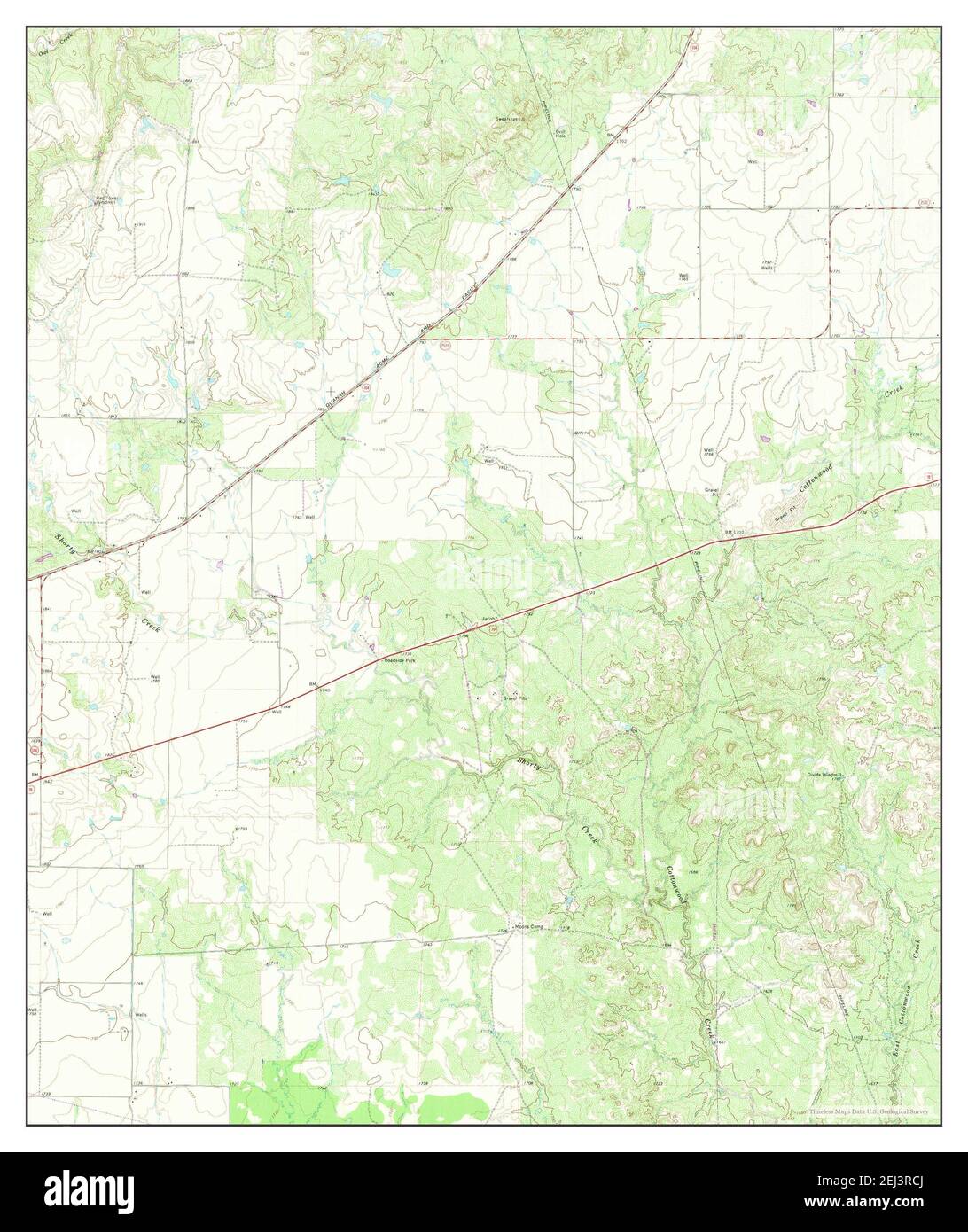 Moons Camp, Texas, map 1967, 1:24000, United States of America by ...