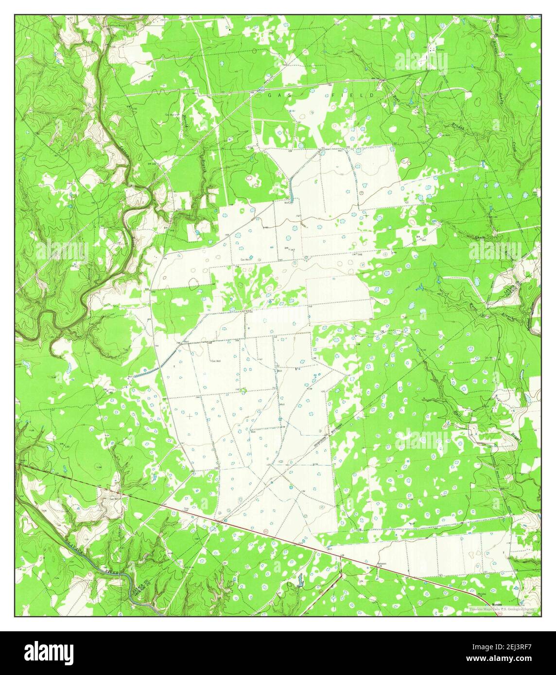 Morales, Texas, map 1964, 1:24000, United States of America by Timeless ...