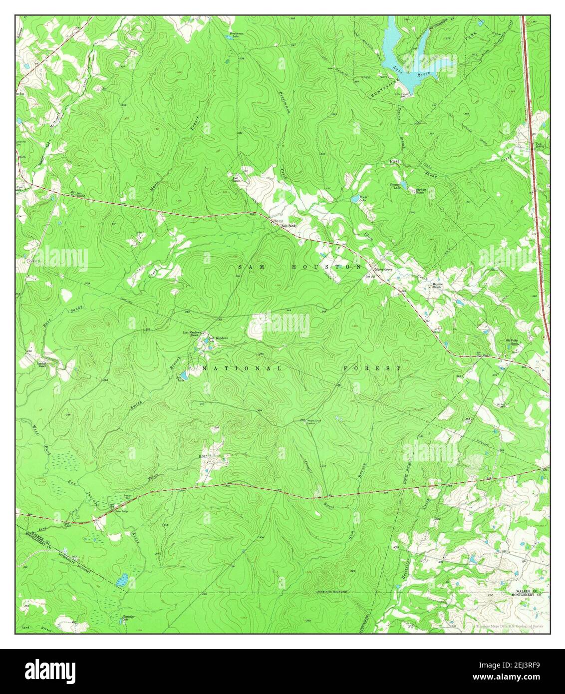 Moore Grove, Texas, map 1959, 1:24000, United States of America by ...