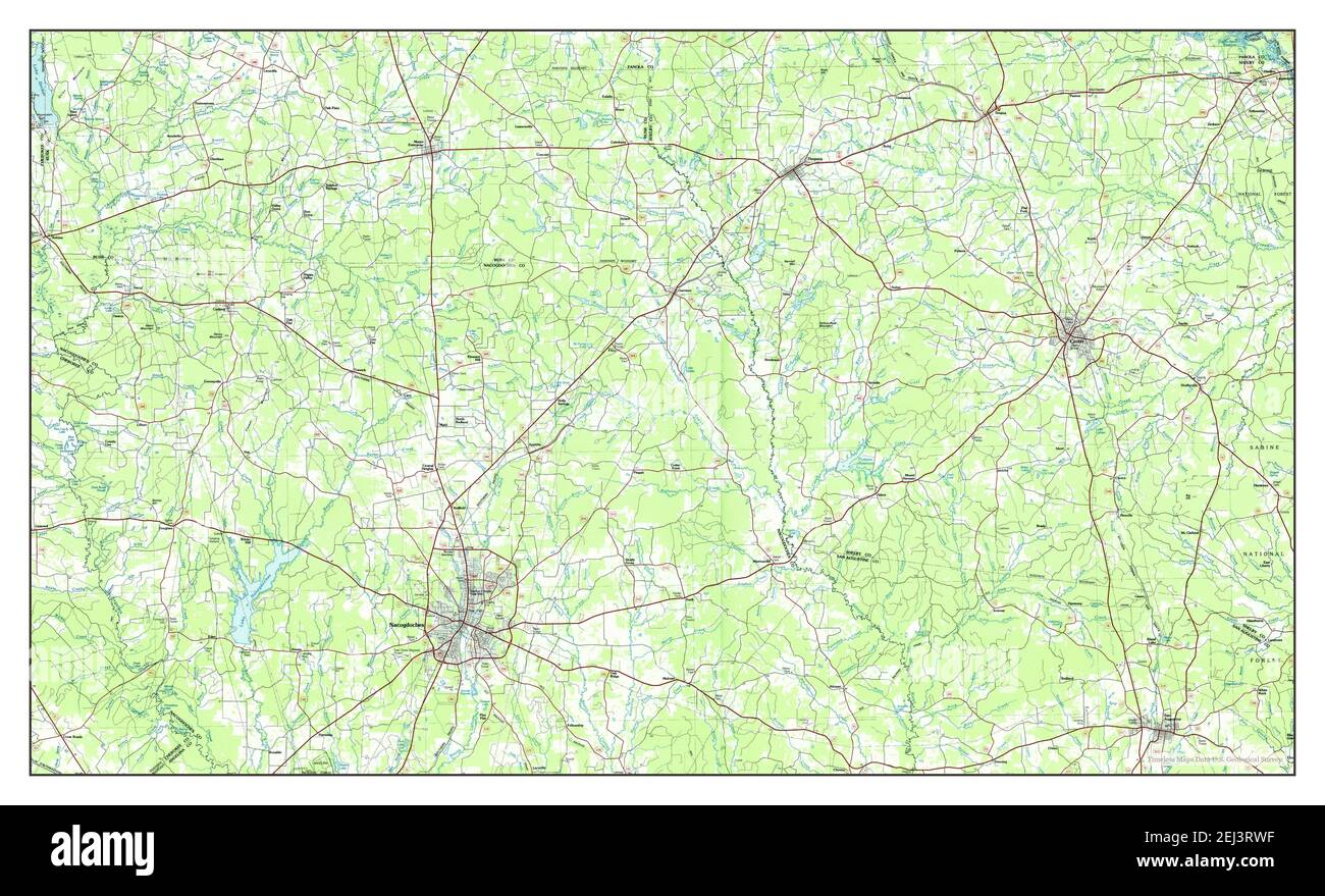 Map of nacogdoches texas hi-res stock photography and images - Alamy