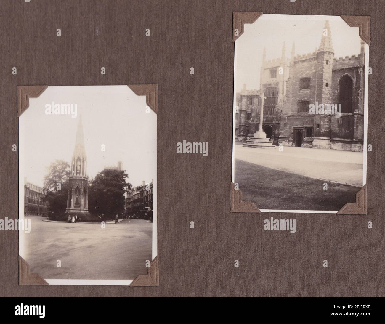 Vintage black and white photos of Oxford landmark colleges / churches ...