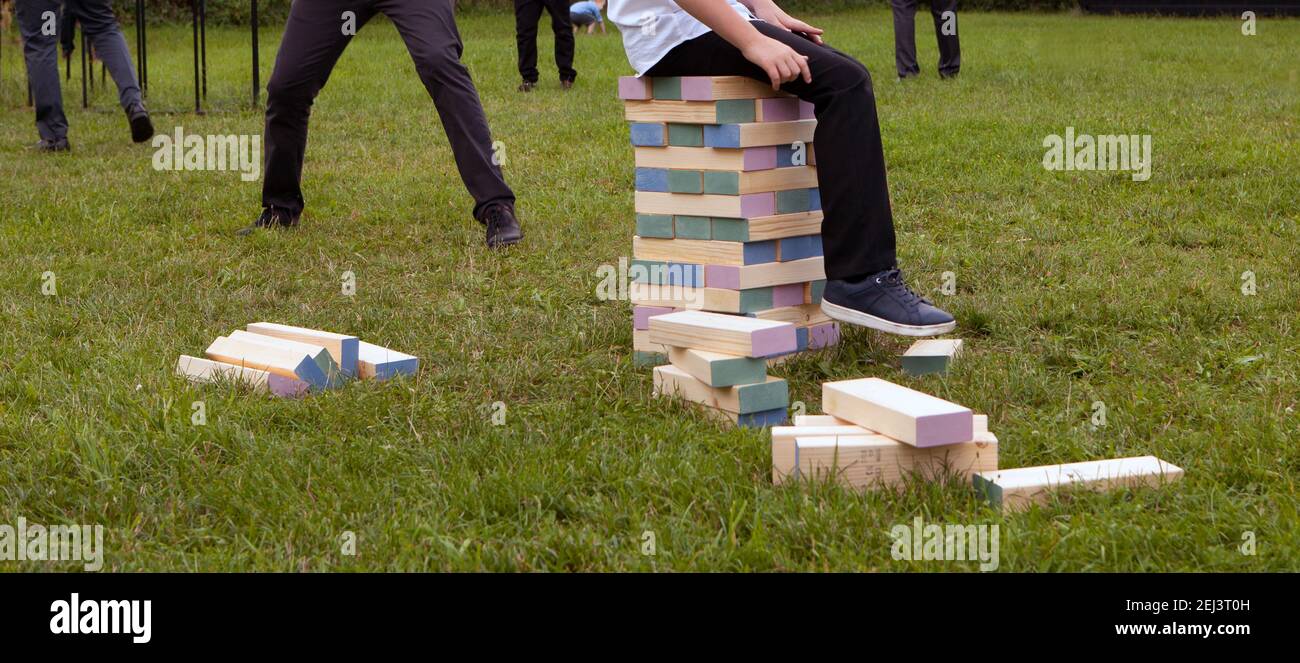 Brick field children hi-res stock photography and images - Alamy