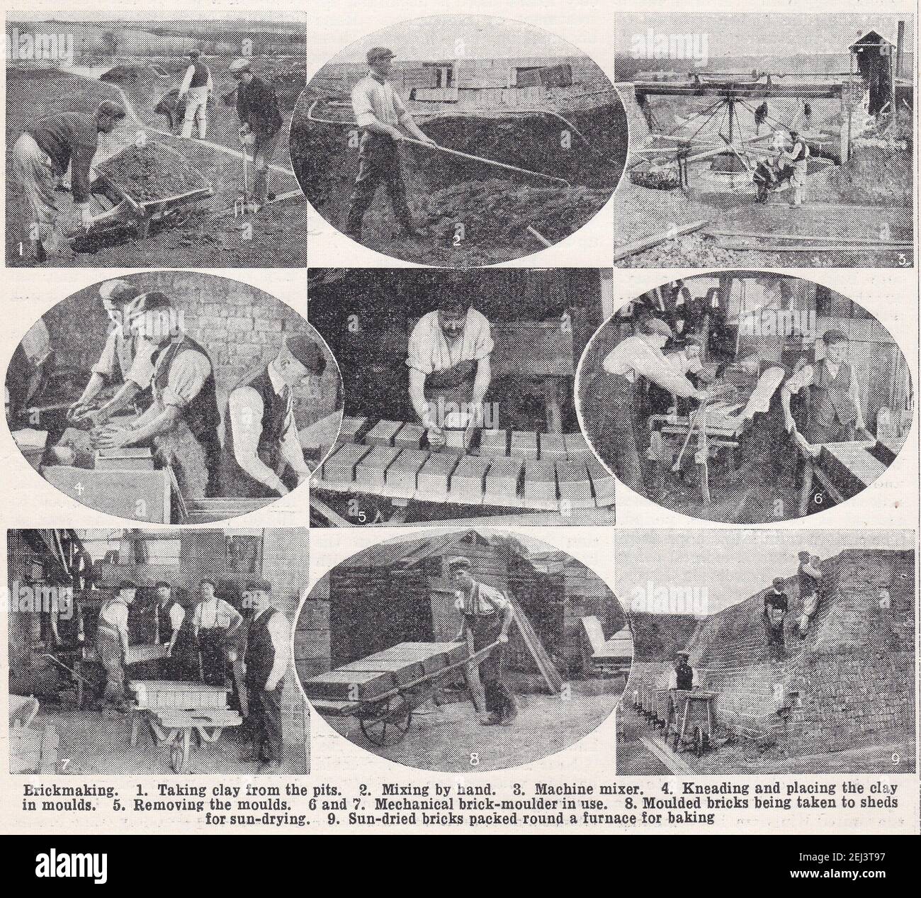 History of brickmaking hi-res stock photography and images - Alamy