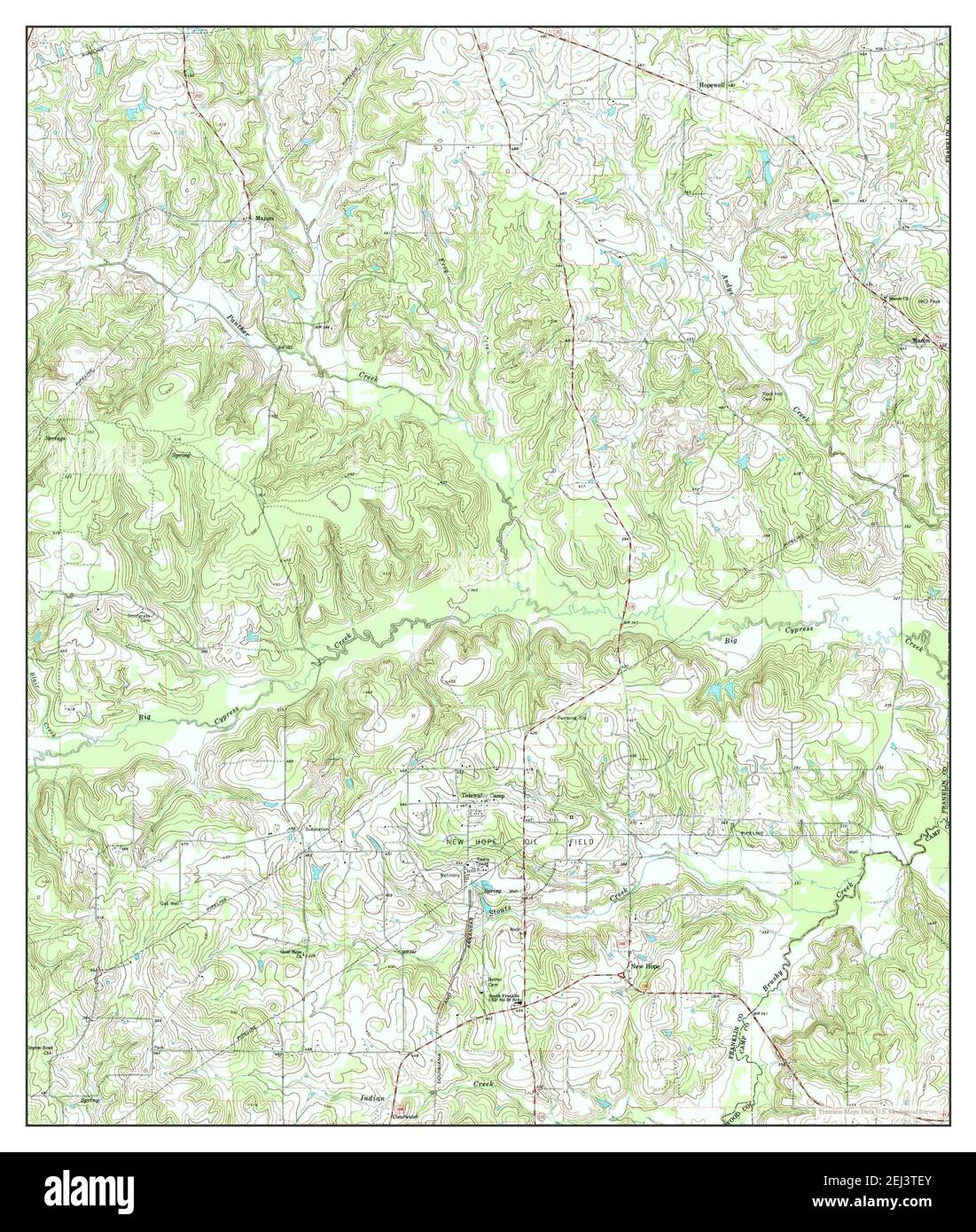New Hope, Texas, map 1965, 1:24000, United States of America by ...