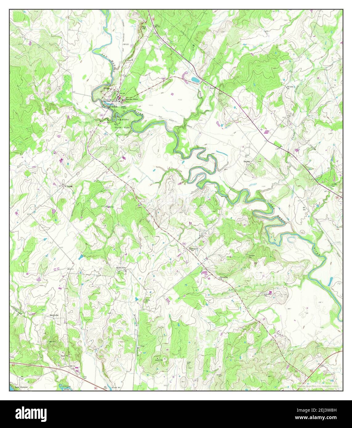 Ottine, Texas, map 1959, 1:24000, United States of America by Timeless ...