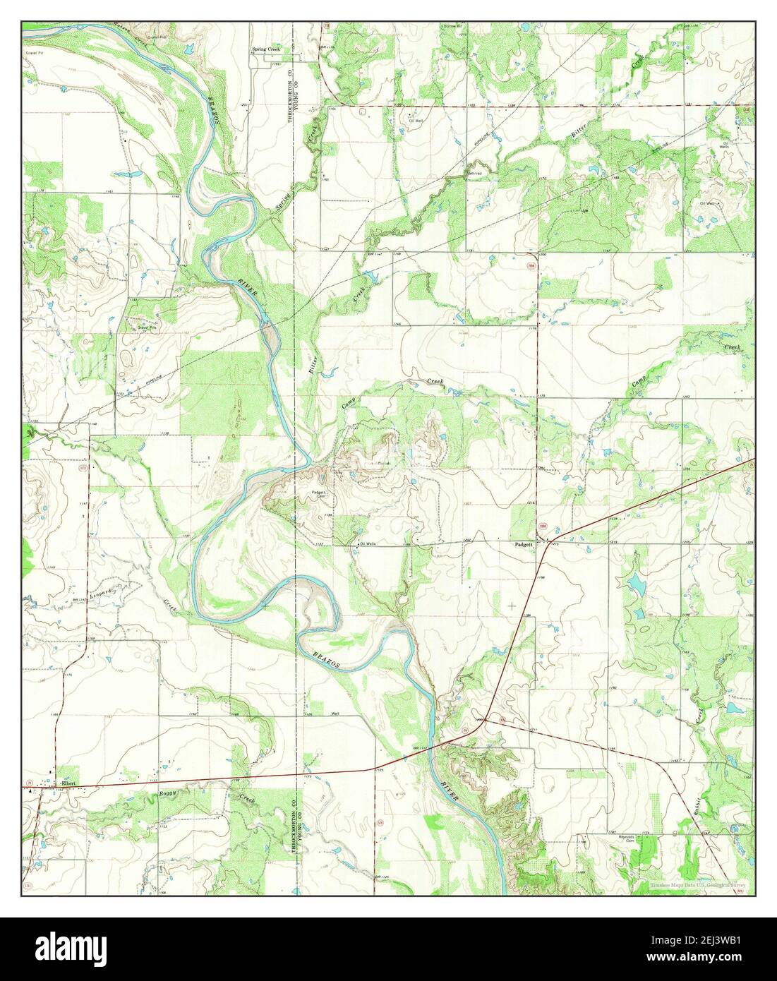 Padgett, Texas, map 1964, 1:24000, United States of America by Timeless ...