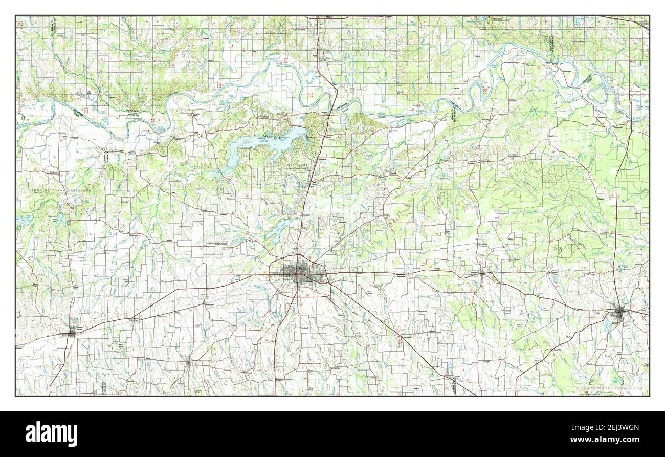 Paris texas map Cut Out Stock Images & Pictures - Alamy