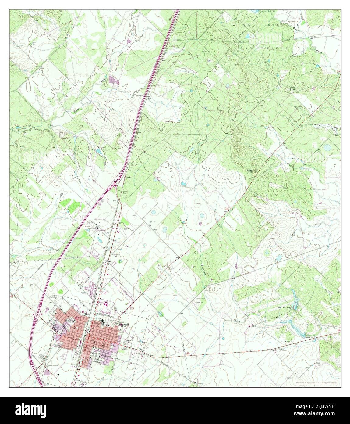 Pearsall map hi-res stock photography and images - Alamy