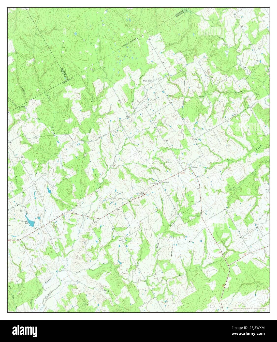 Petteway, Texas, map 1962, 1:24000, United States of America by ...