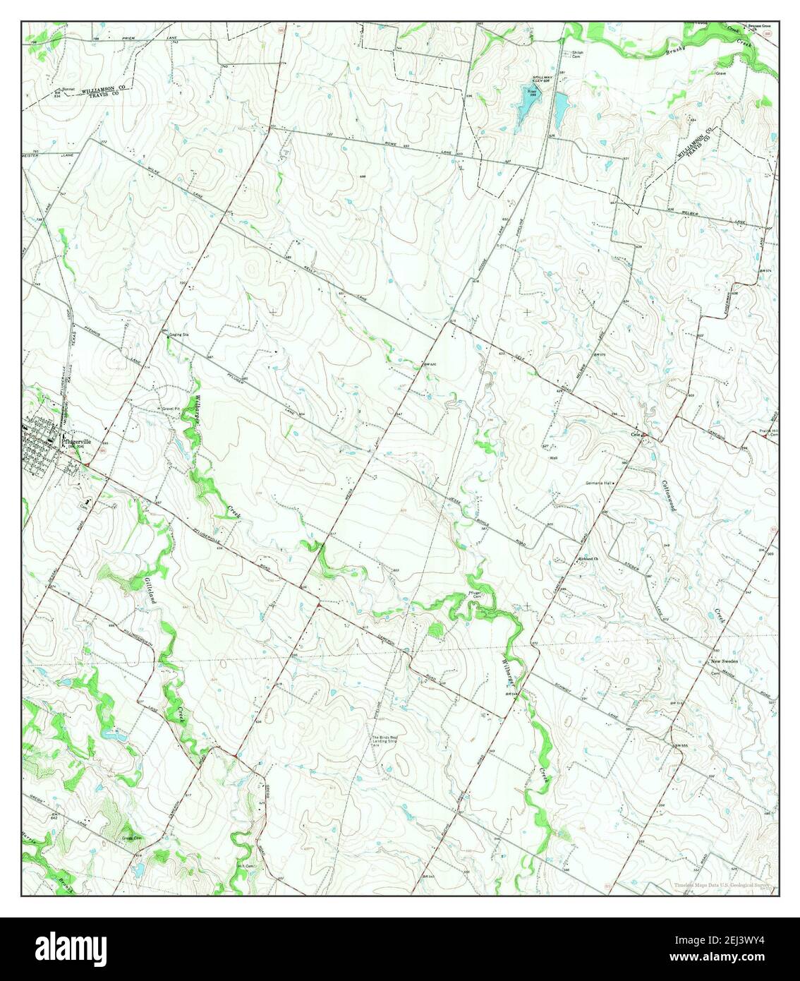 Pflugerville East, Texas, map 1968, 1:24000, United States of America ...