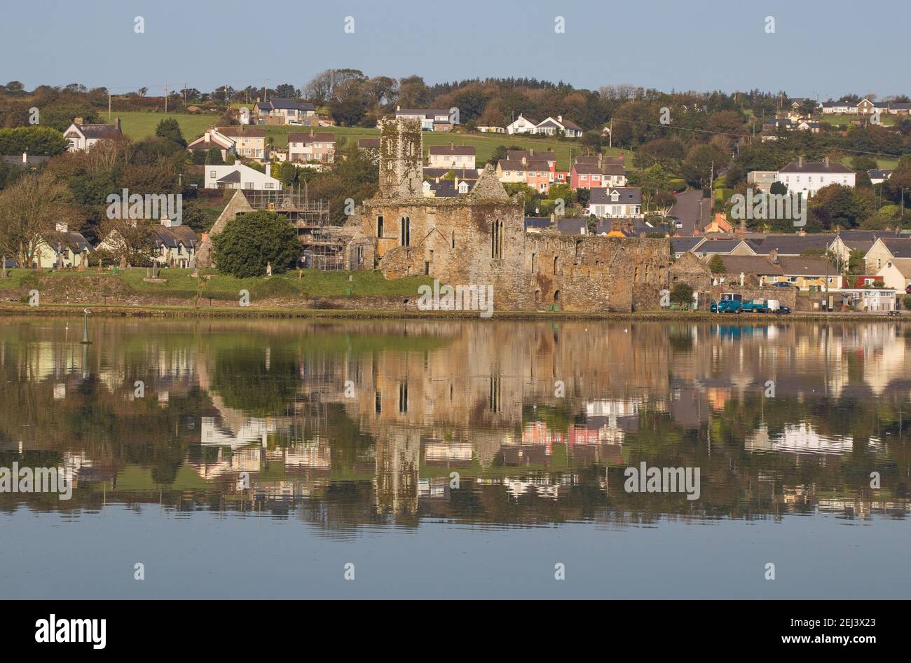 Timoleague Abbey, Co. Cork. Courtmacsherry Estuary Stock Photo - Alamy