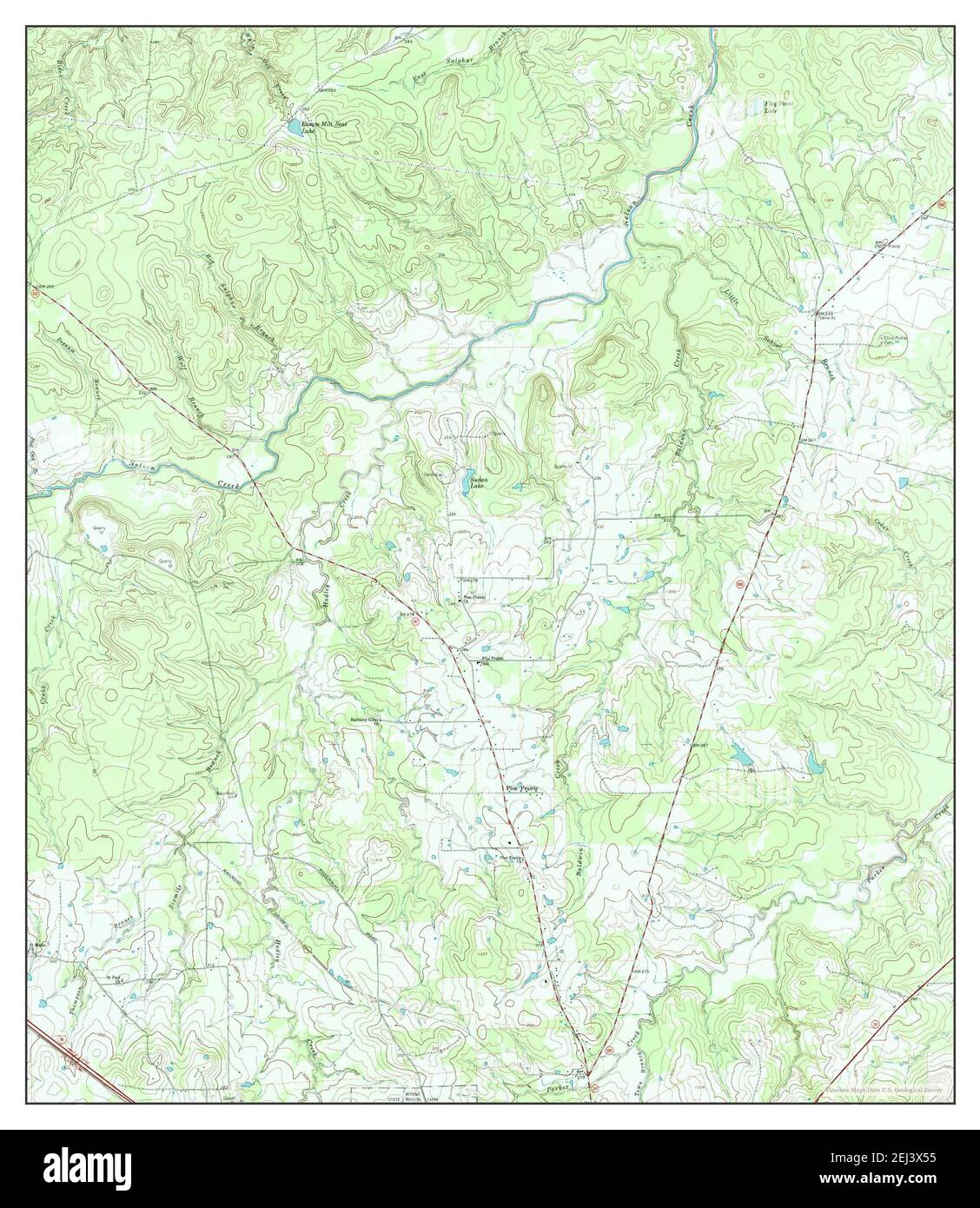 Pine Prairie, Texas, map 1962, 1:24000, United States of America by ...