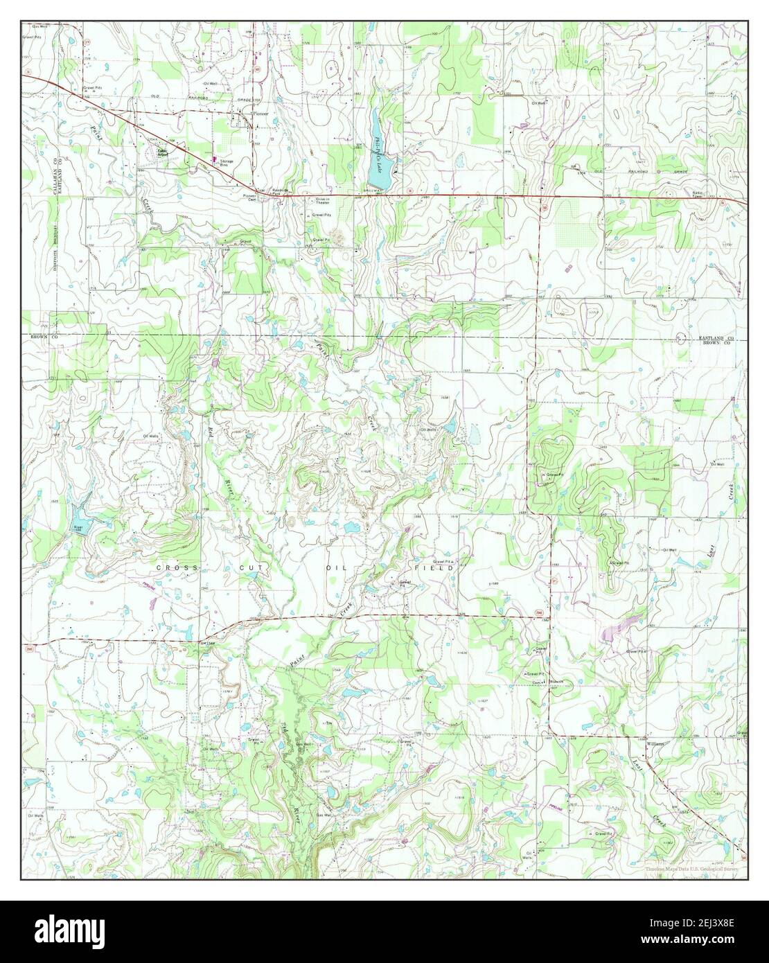 Pioneer, Texas, map 1969, 1:24000, United States of America by Timeless ...