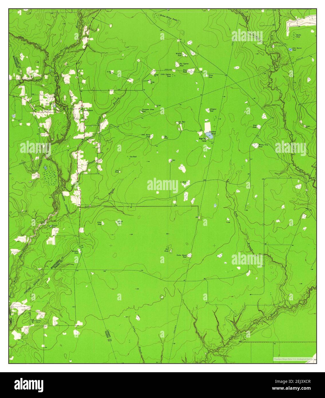 Plum Grove, Texas, map 1959, 1:24000, United States of America by ...