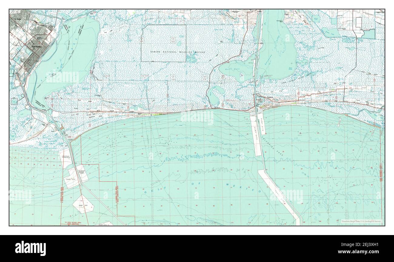 Port Arthur, Texas, map 1983, 1:100000, United States of America by ...