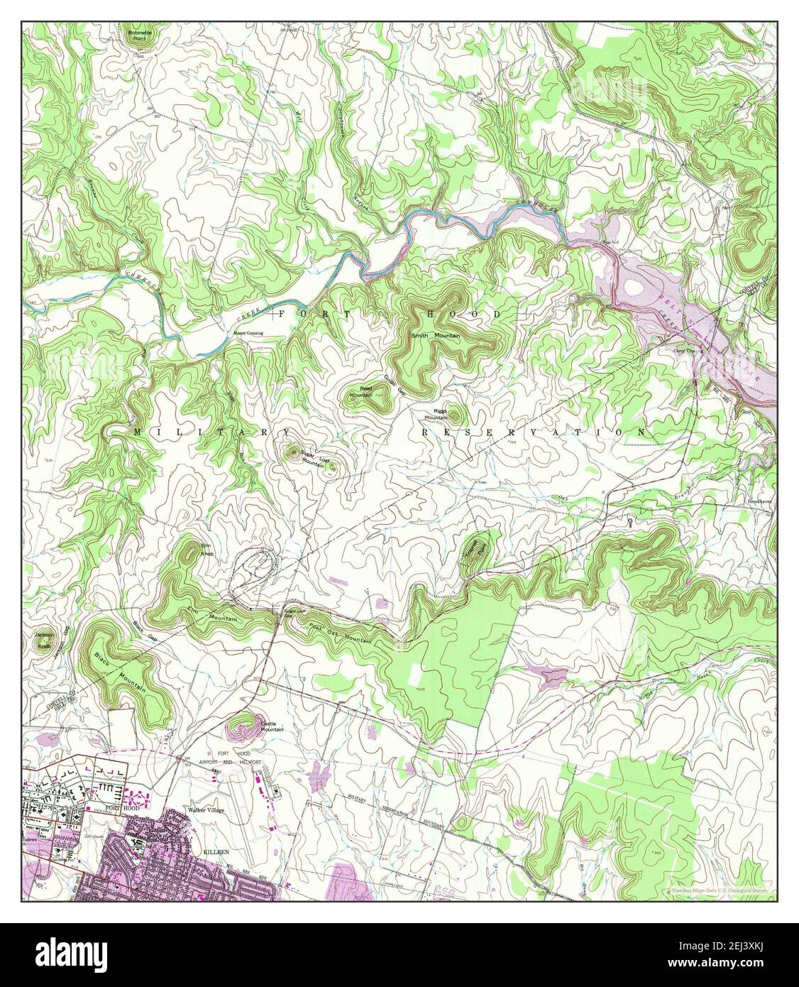 Map of post texas hi-res stock photography and images - Alamy