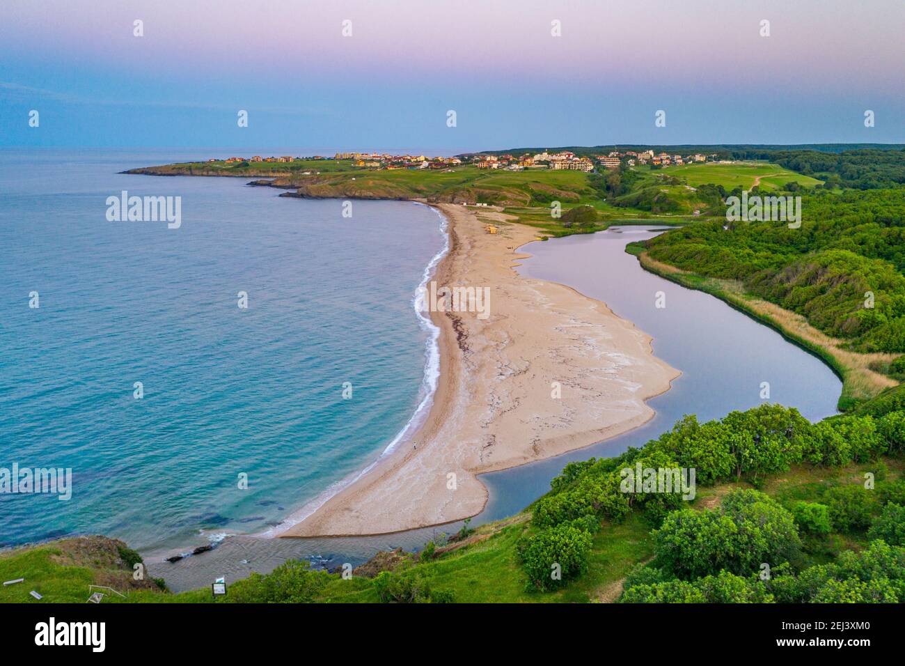 Summer aerial view veleka river hi-res stock photography and images - Alamy