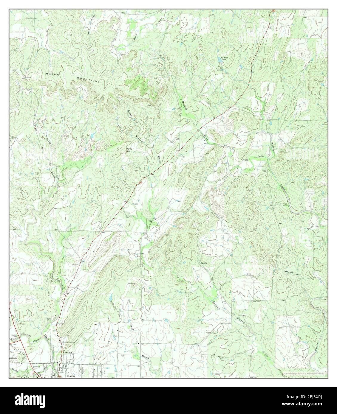 Purdy Hill, Texas, map 1962, 1:24000, United States of America by ...