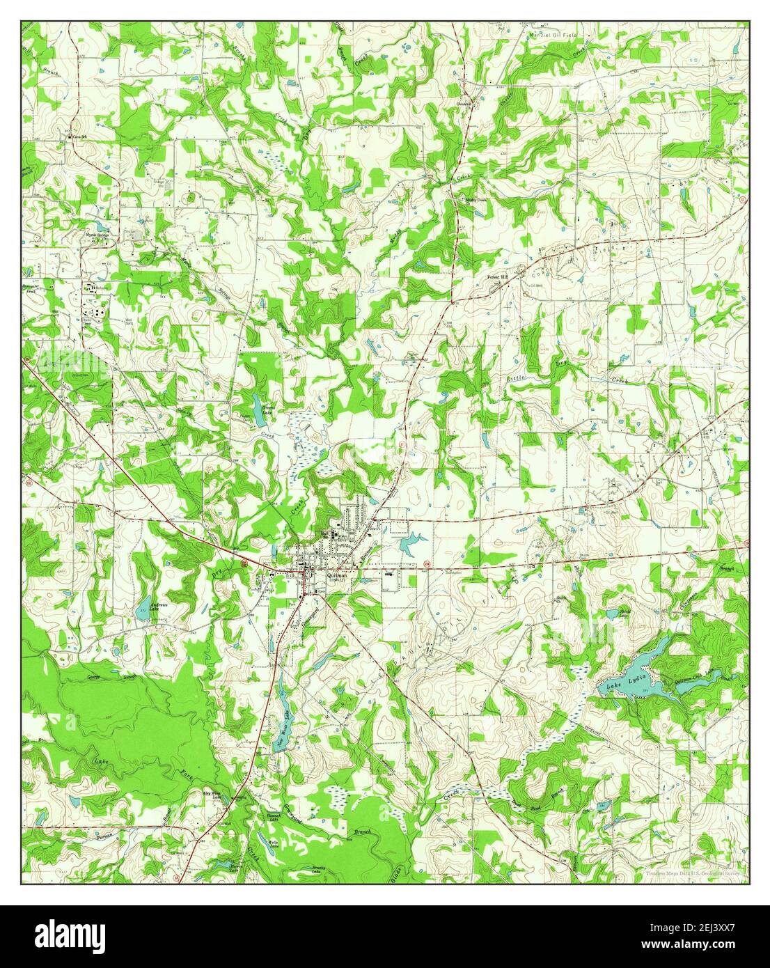 Map of quitman hi-res stock photography and images - Alamy