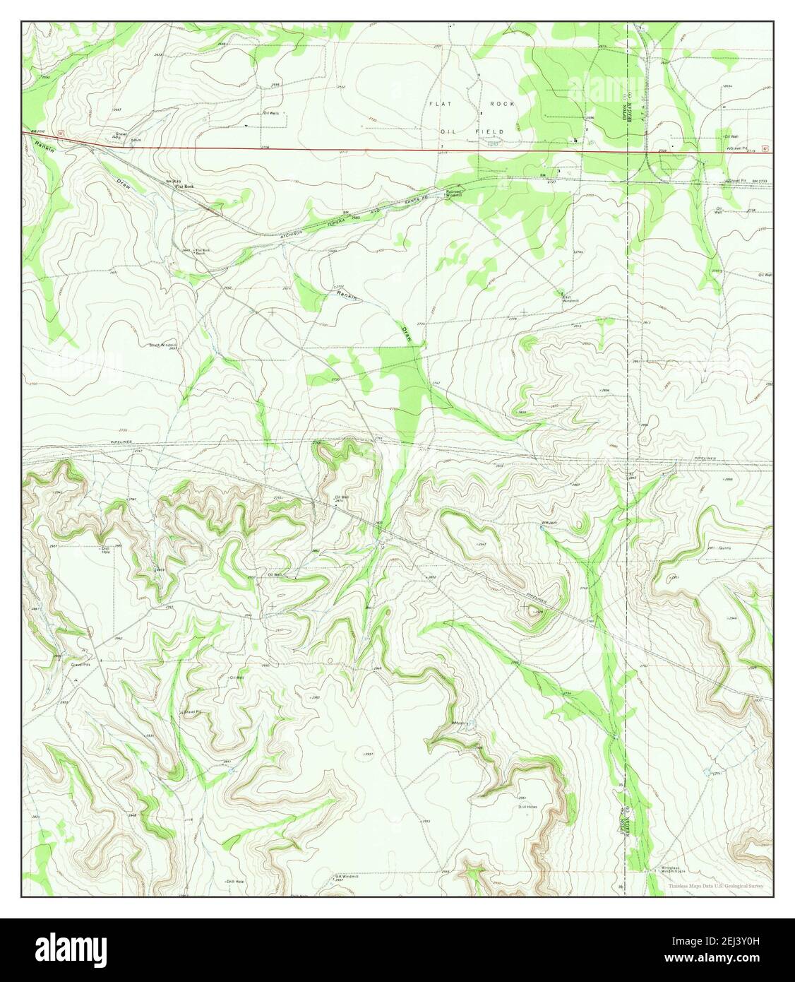 Rankin NE, Texas, map 1970, 1:24000, United States of America by ...
