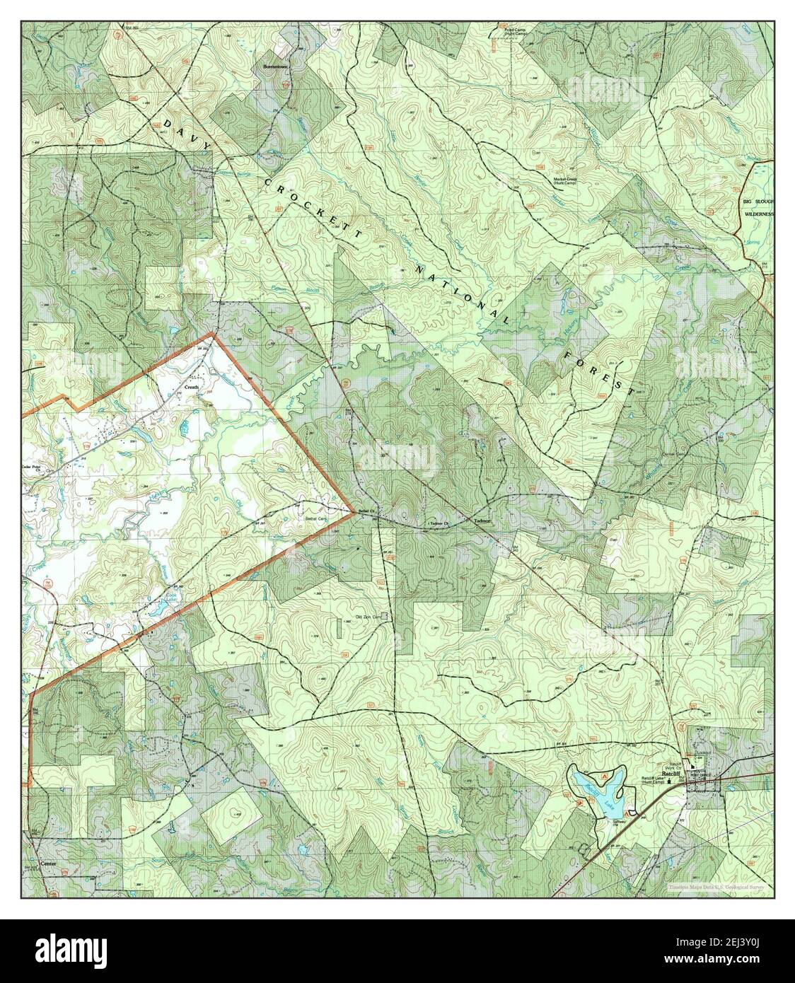 Ratcliff, Texas, map 2004, 1:24000, United States of America by ...