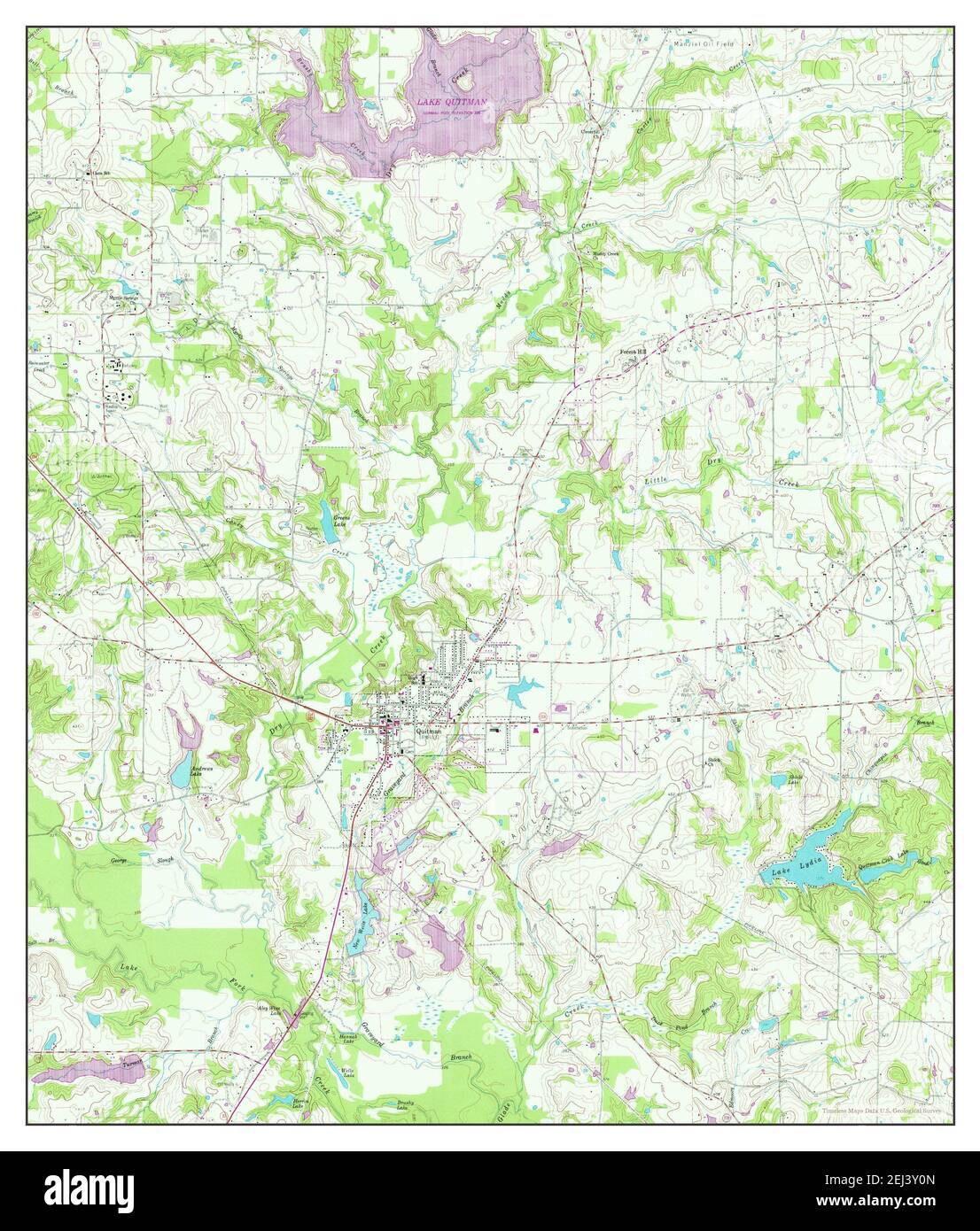 Map of quitman hi-res stock photography and images - Alamy