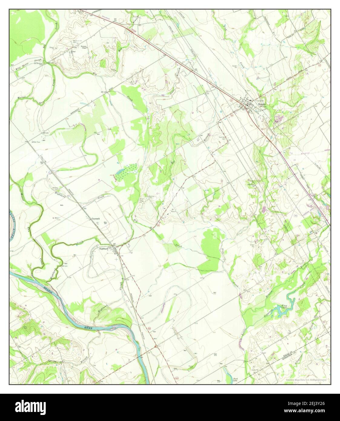 Reagan, Texas, map 1962, 1:24000, United States of America by Timeless ...