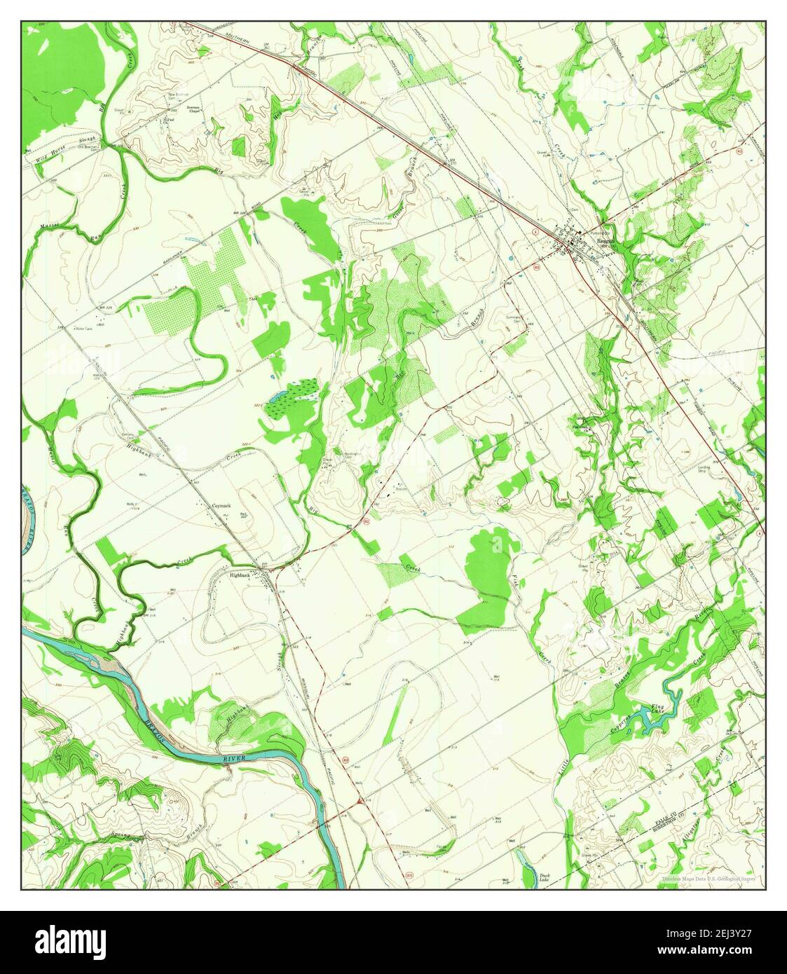 Reagan, Texas, map 1962, 1:24000, United States of America by Timeless ...