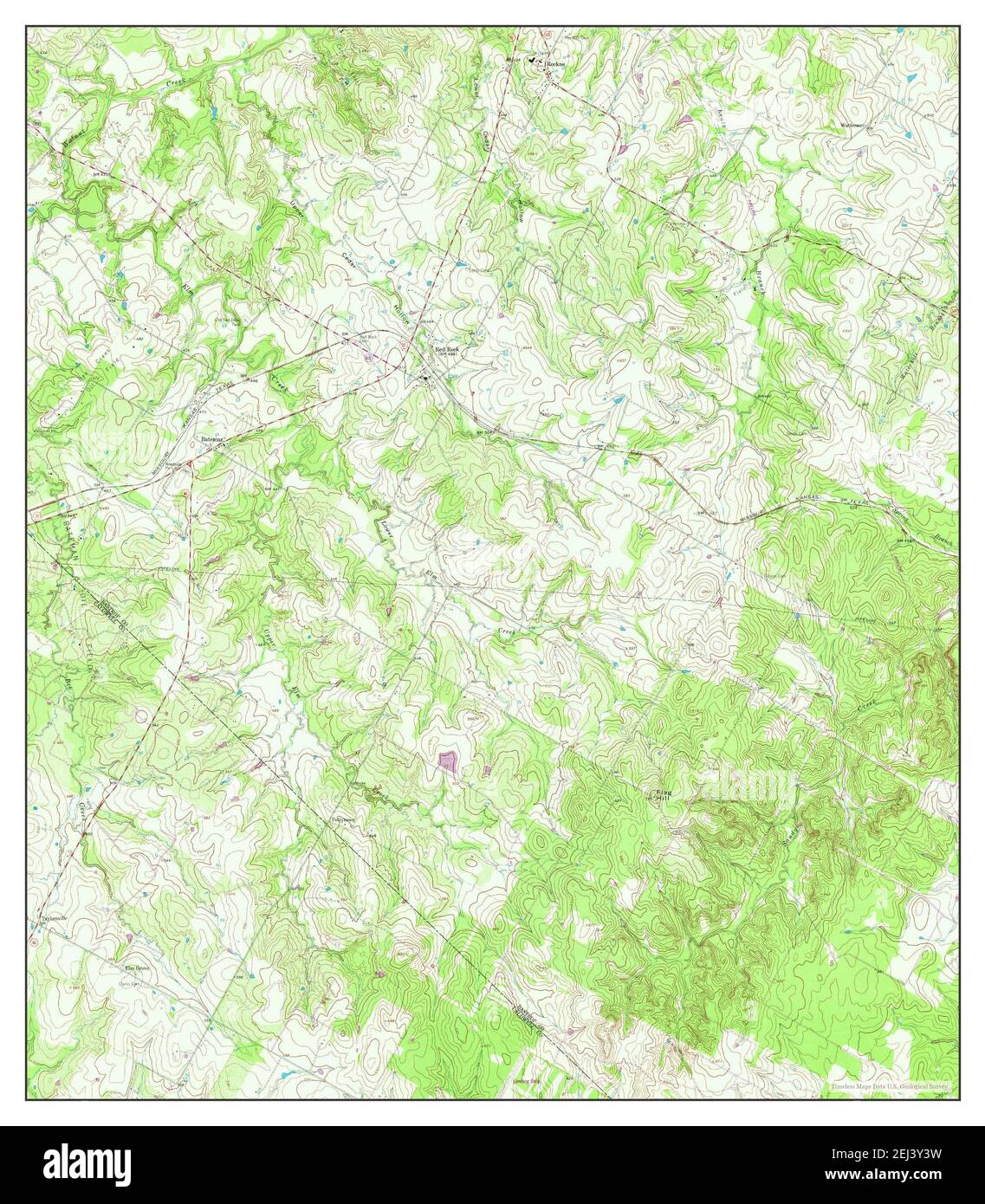 Red Rock, Texas, map 1964, 1:24000, United States of America by ...