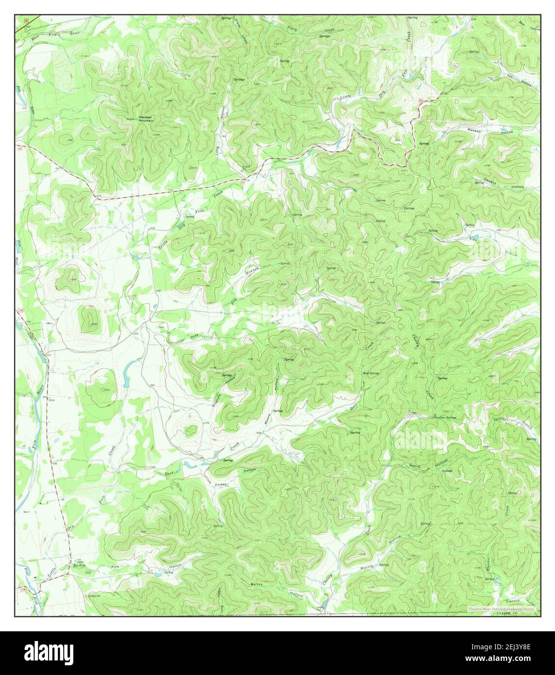 Frio county map hi-res stock photography and images - Alamy