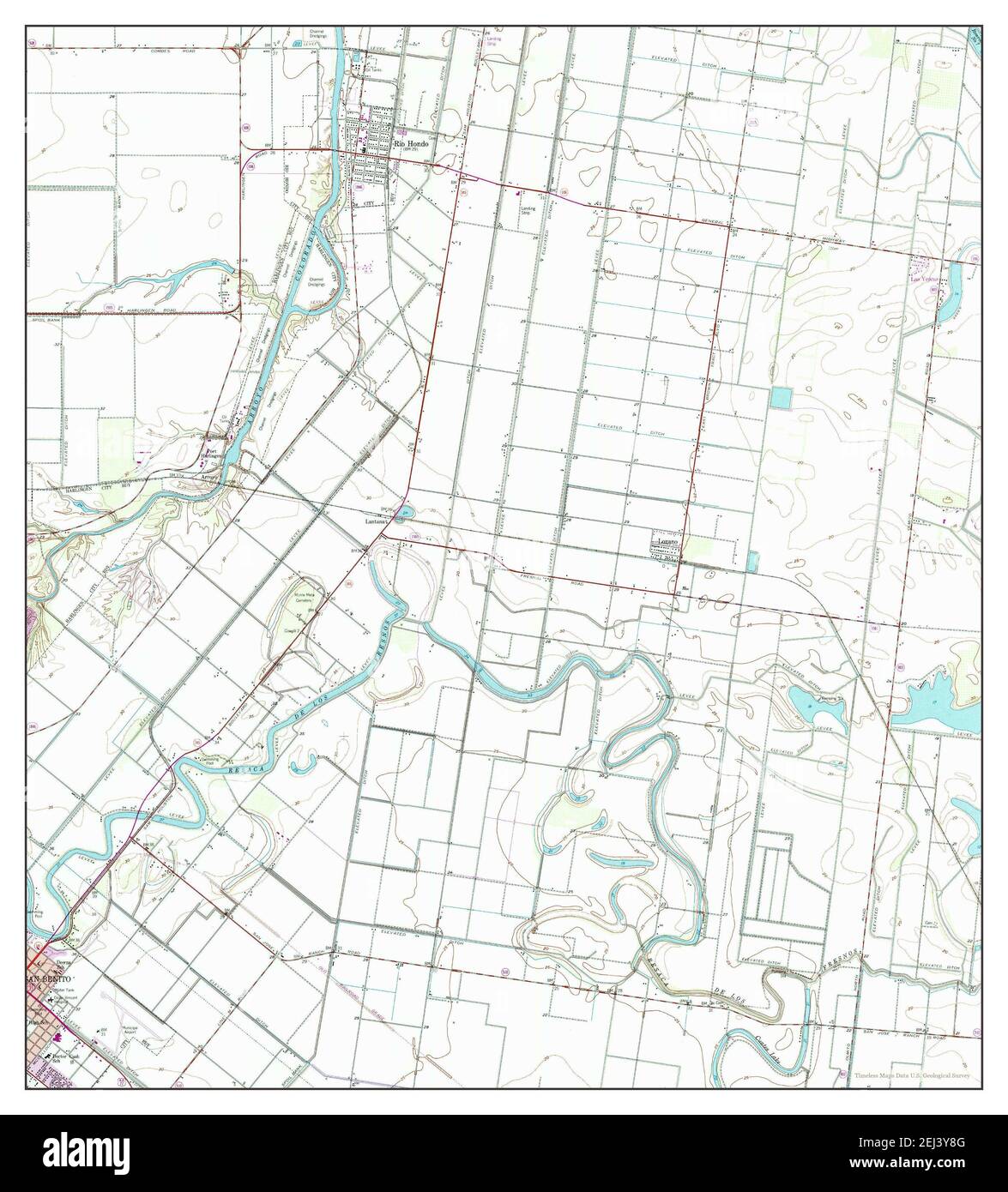 Rio Hondo, Texas, map 1956, 1:24000, United States of America by ...