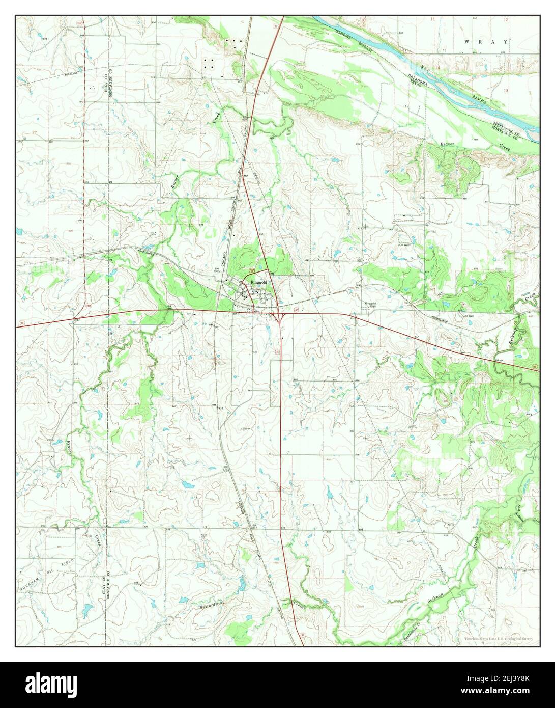 Map of ringgold hi-res stock photography and images - Alamy