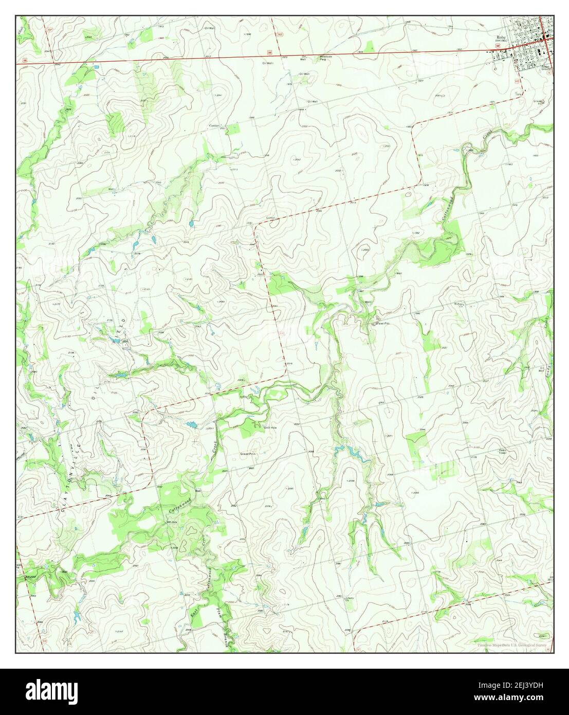 Roby, Texas, map 1969, 1:24000, United States of America by Timeless ...