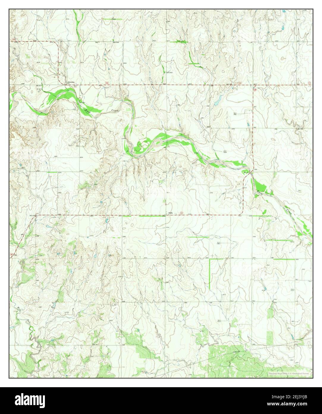 Rolla, Texas, map 1964, 1:24000, United States of America by Timeless ...