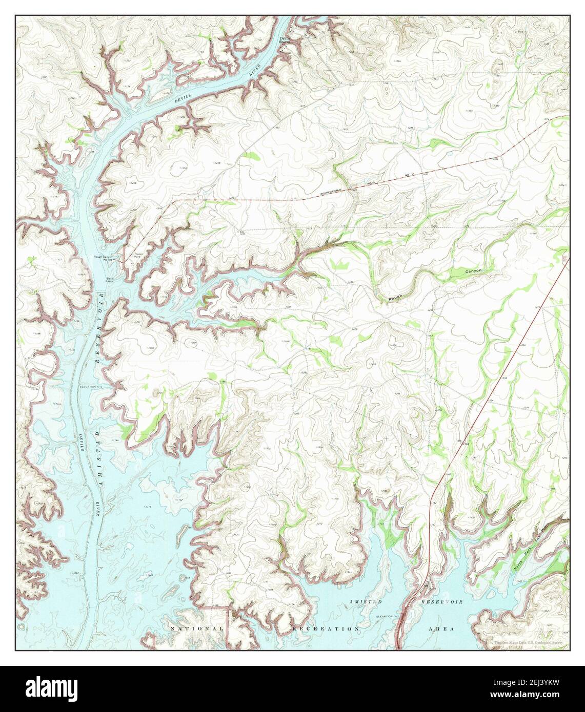 Canyon texas map hi-res stock photography and images - Alamy
