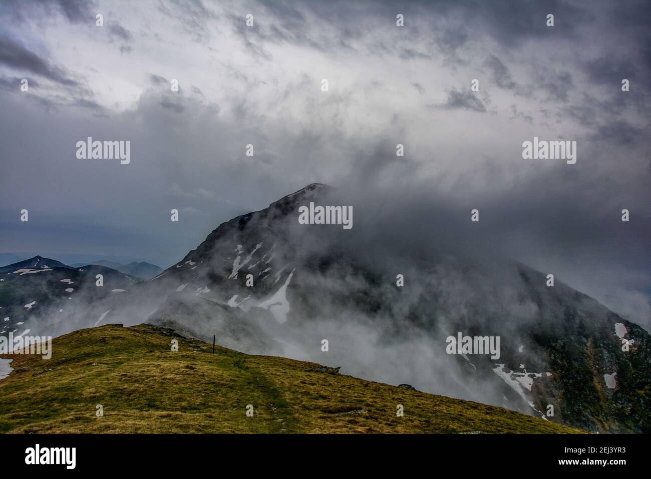 Beautiful mountain landscape . storm Stock Photo - Alamy