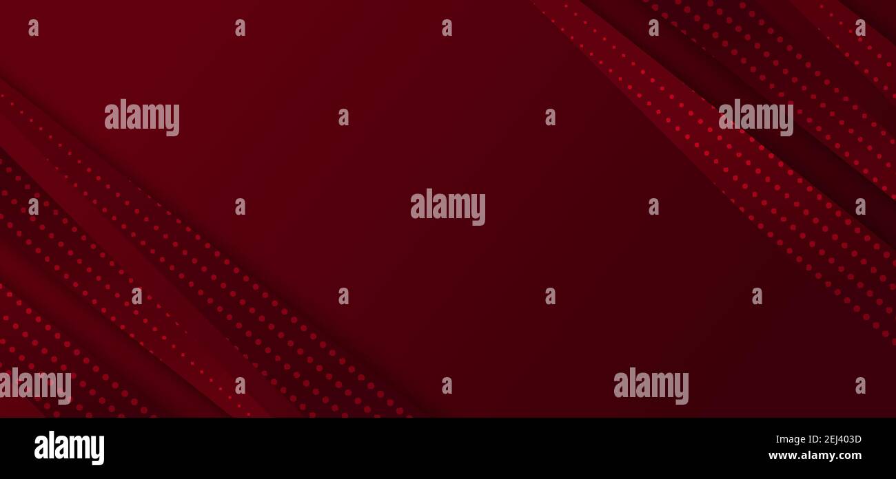 Abstract red gradient diagonal stripes lines with dots pattern on dark ...