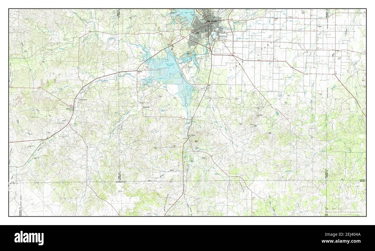 Map of san angelo texas hi-res stock photography and images - Alamy