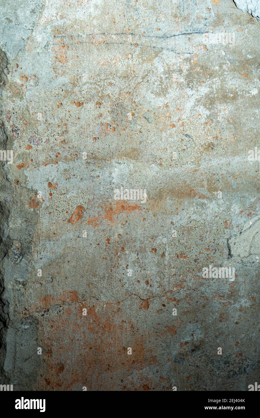 surface of an old concrete wall. Defective concrete wall Stock Photo ...