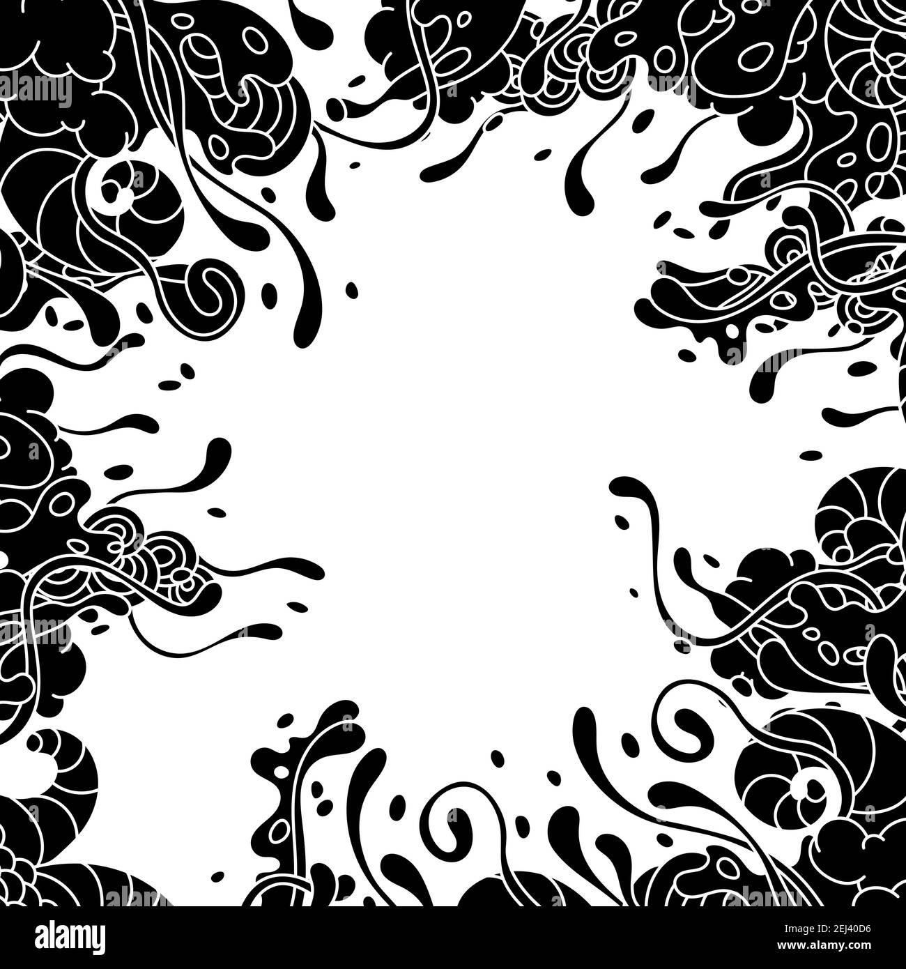 Alien tentacles Black and White Stock Photos & Images - Alamy