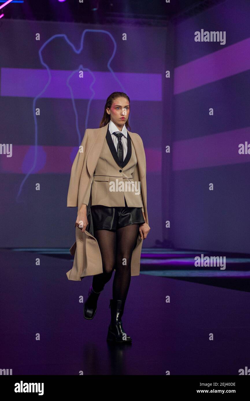 Rome, Italy. 20th Feb, 2021. Francesca Cottone's fashion show "L'ÂME ...