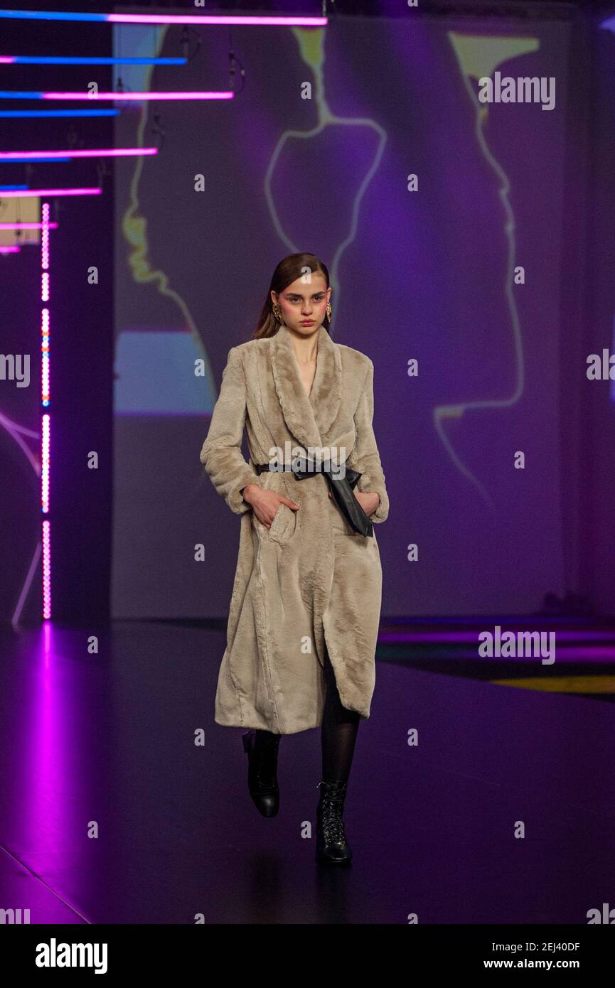 Rome, Italy. 20th Feb, 2021. Francesca Cottone's fashion show "L'ÂME ...