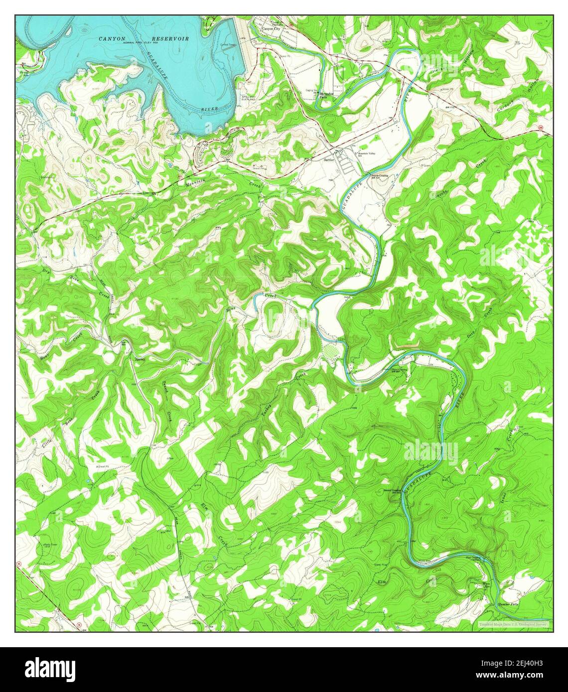 Sattler, Texas, map 1963, 1:24000, United States of America by Timeless ...