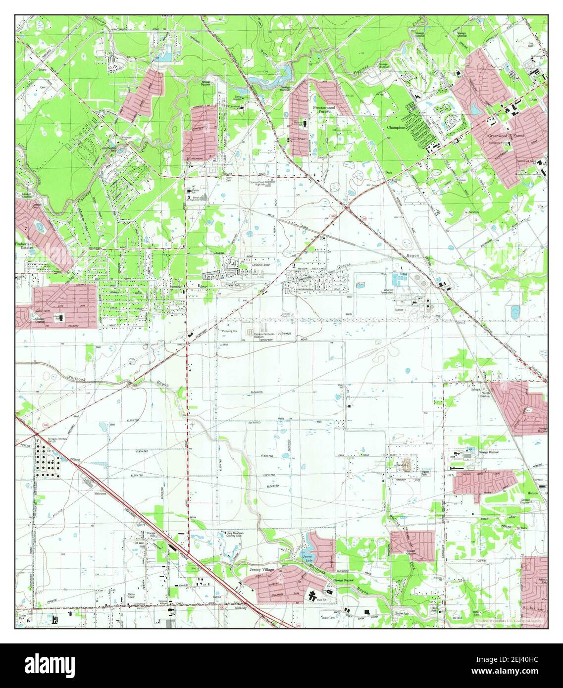 Satsuma, Texas, map 1982, 1:24000, United States of America by Timeless ...