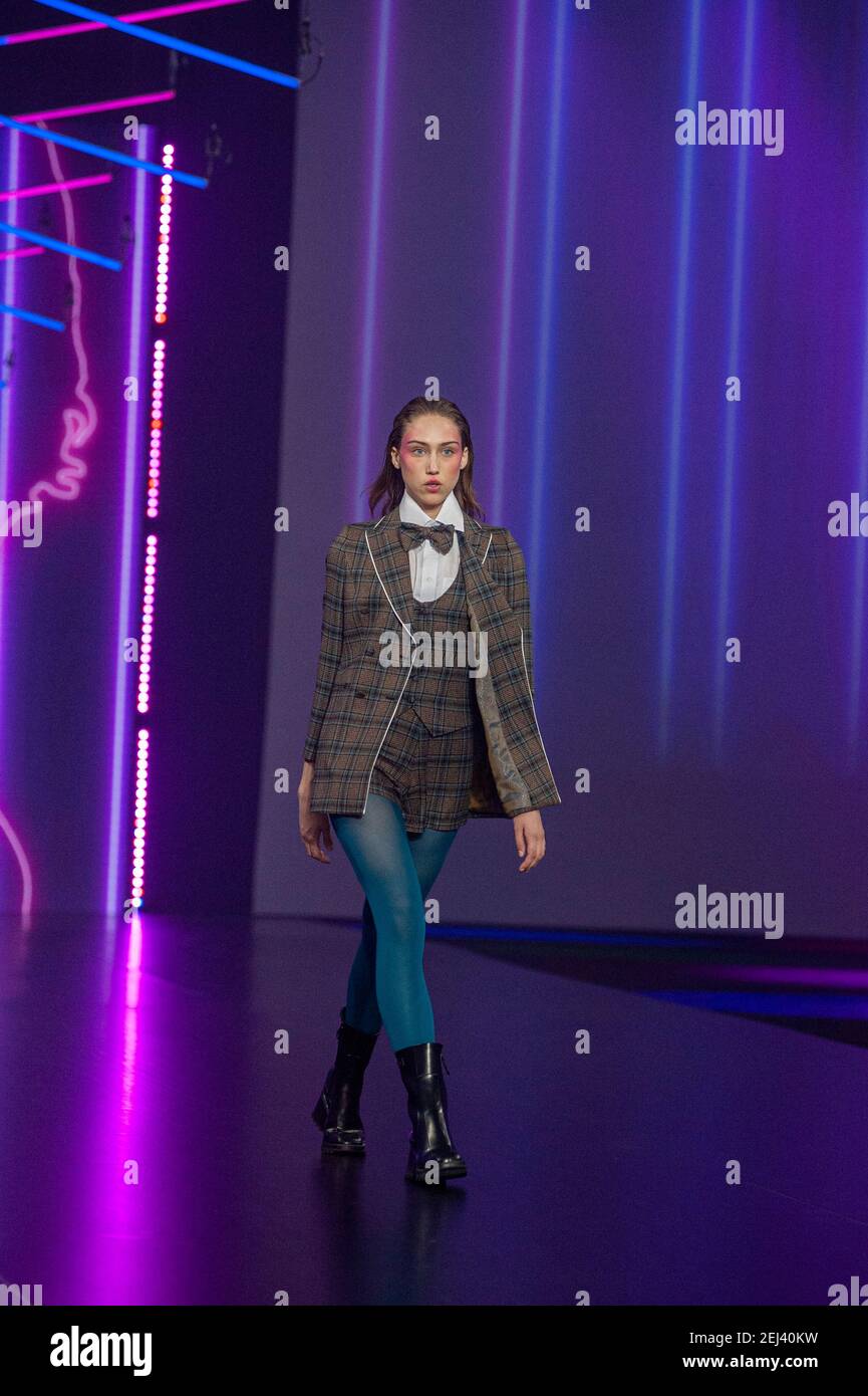 Rome, Italy. 20th Feb, 2021. Francesca Cottone's fashion show "L'ÂME ...