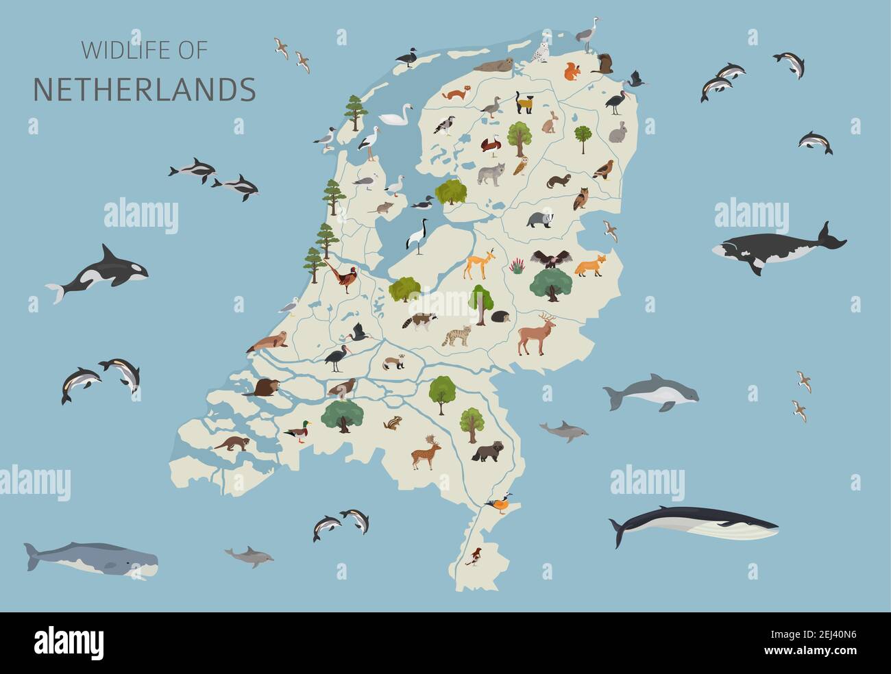 Heron holland Stock Vector Images - Alamy