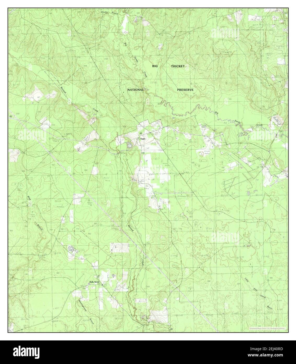 Segno, Texas, map 1984, 1:24000, United States of America by Timeless ...